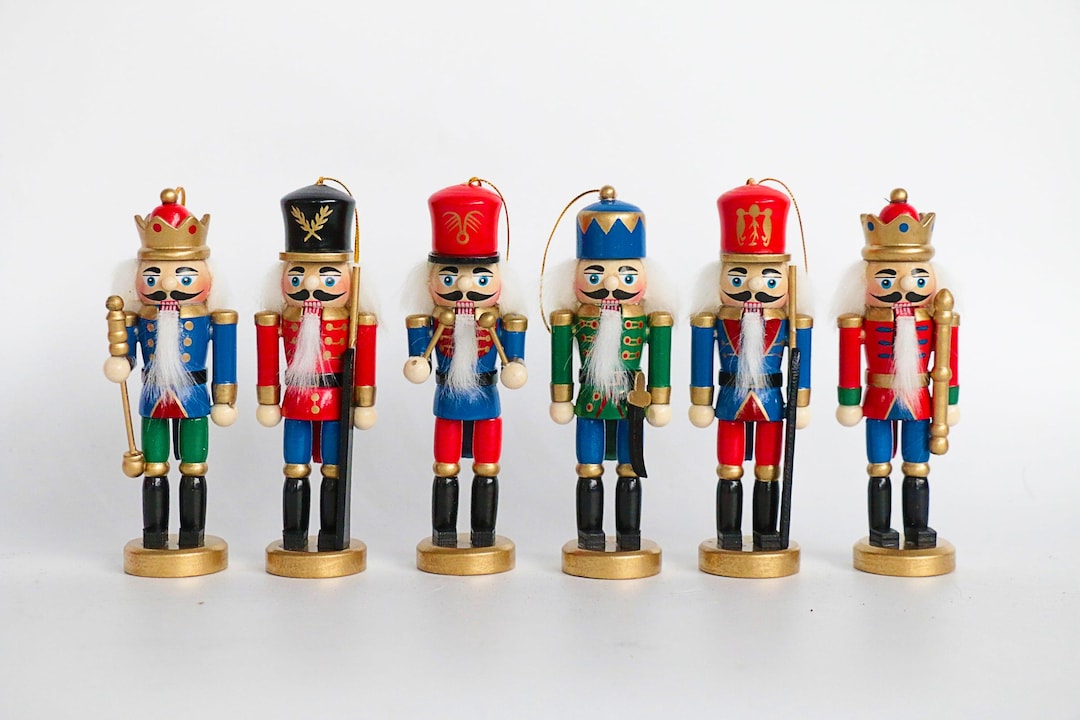 Regal Wooden Nutcracker Soldiers for Festive Christmas and Holiday ...