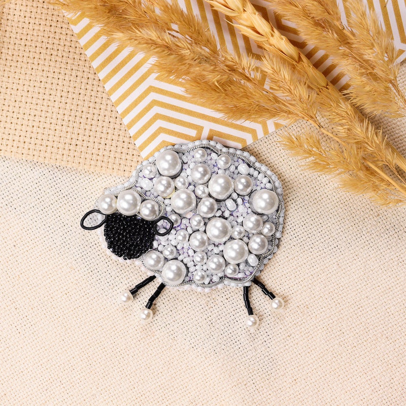 Sheep Brooch - Etsy