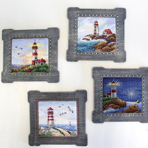 Square Grey Wooden Frame for Cross Stitch. Delicate Openwork Cut ...