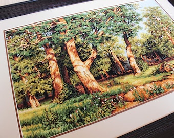 New York Cross-stitch Kit on Aida 18 Count Canvas. City Streets Pattern ...