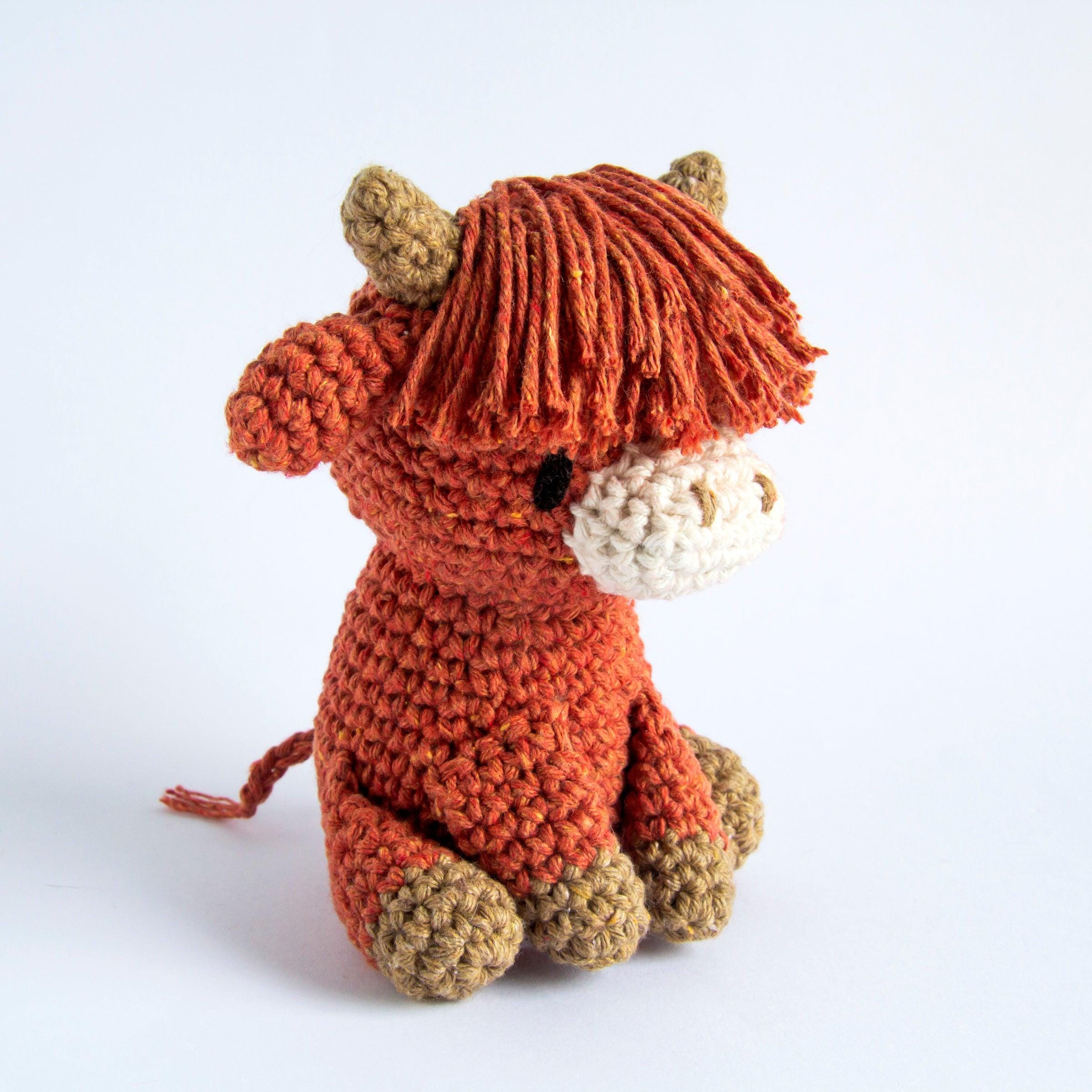 DIY Crochet Kits Highland Cow Aidan, Ghost Boo and Pinguin Frosty ...