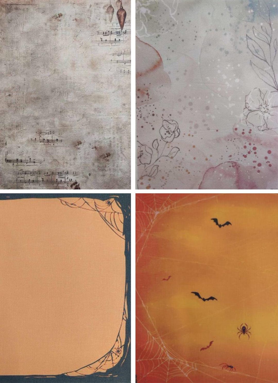 Canvas for Embroidery With an Applied Background – Aida 16 Pre-printed ...