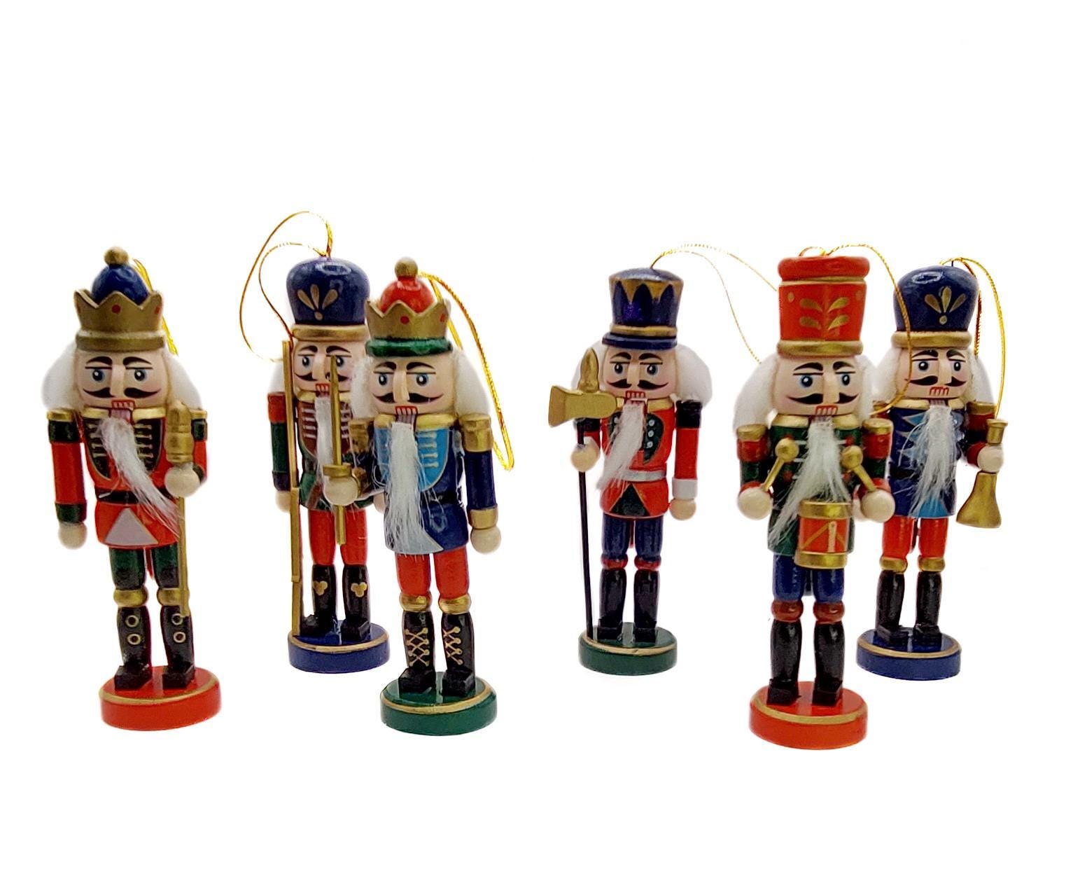 Regal Wooden Nutcracker Soldiers for Festive Christmas and Holiday ...