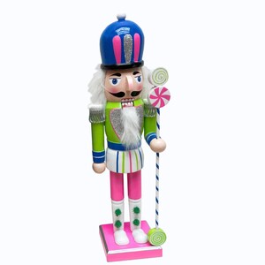 Colorful Christmas Nutcracker 14.96 in Wizardi Set - Festive Wooden ...