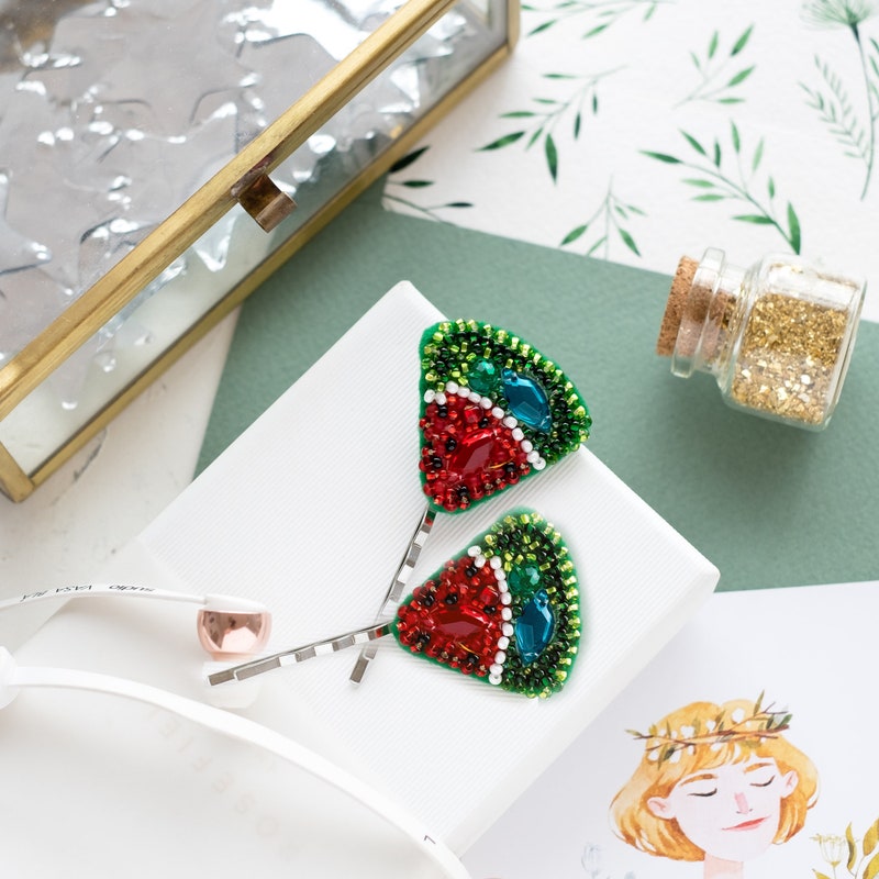 Beaded Barrette Patterns - Etsy