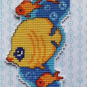 Turtle Plastic Canvas Cross Stitch Kit. 5 Cross Stitch Patterns on the ...