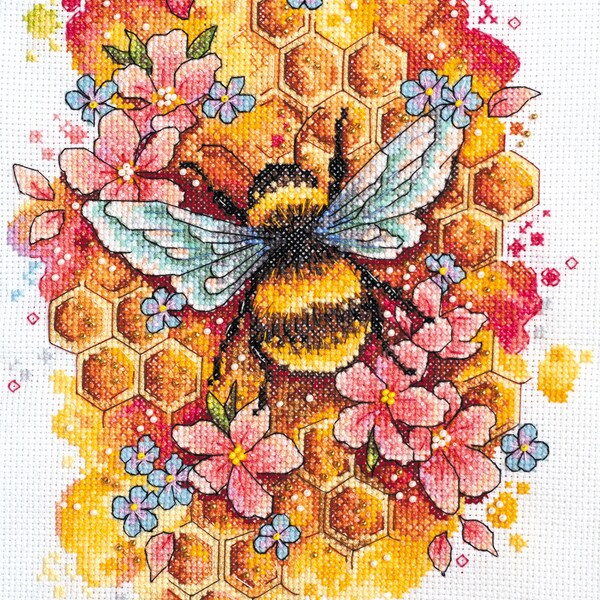 Bee Cross Stitch - Etsy