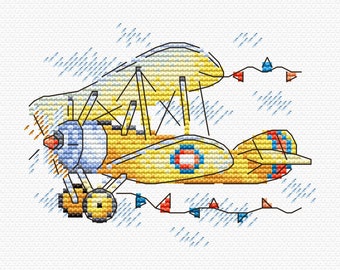 Plane Cross Stitch - Etsy