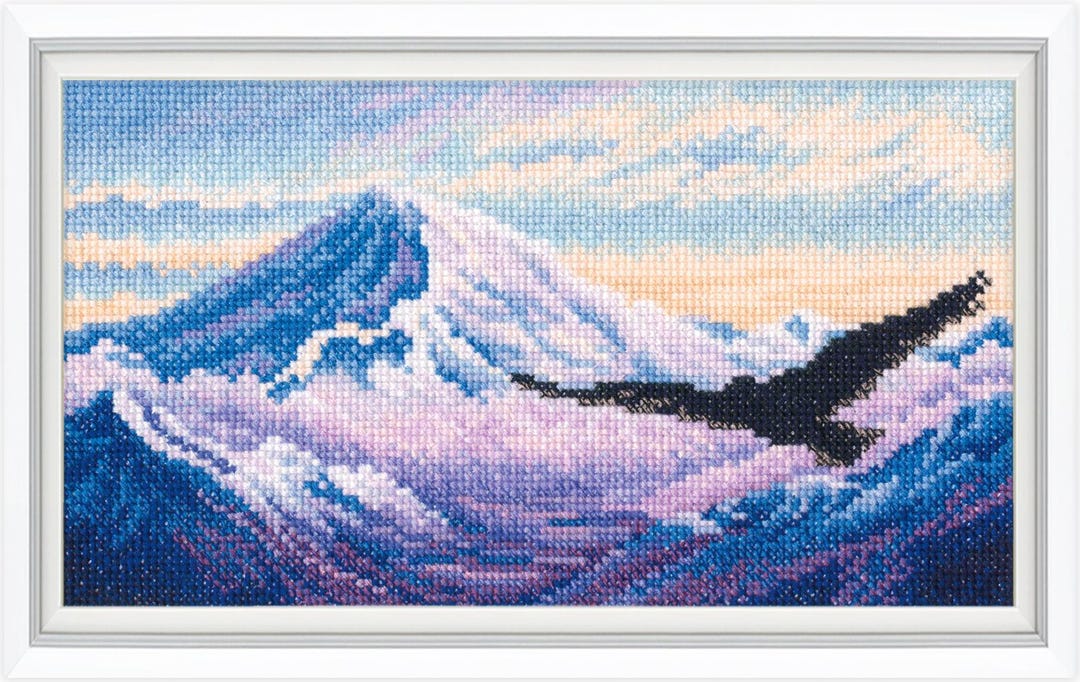 Counted Cross Stitch Kit – Delight of Heights. Mountain View Cross ...
