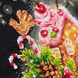 Christmas Sweets - Counted Cross-stitch Kit. Christmas Pattern on Aida ...