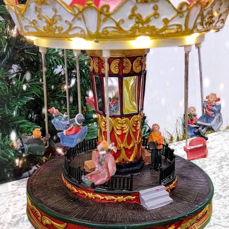 Carousel Christmas Candle - Etsy