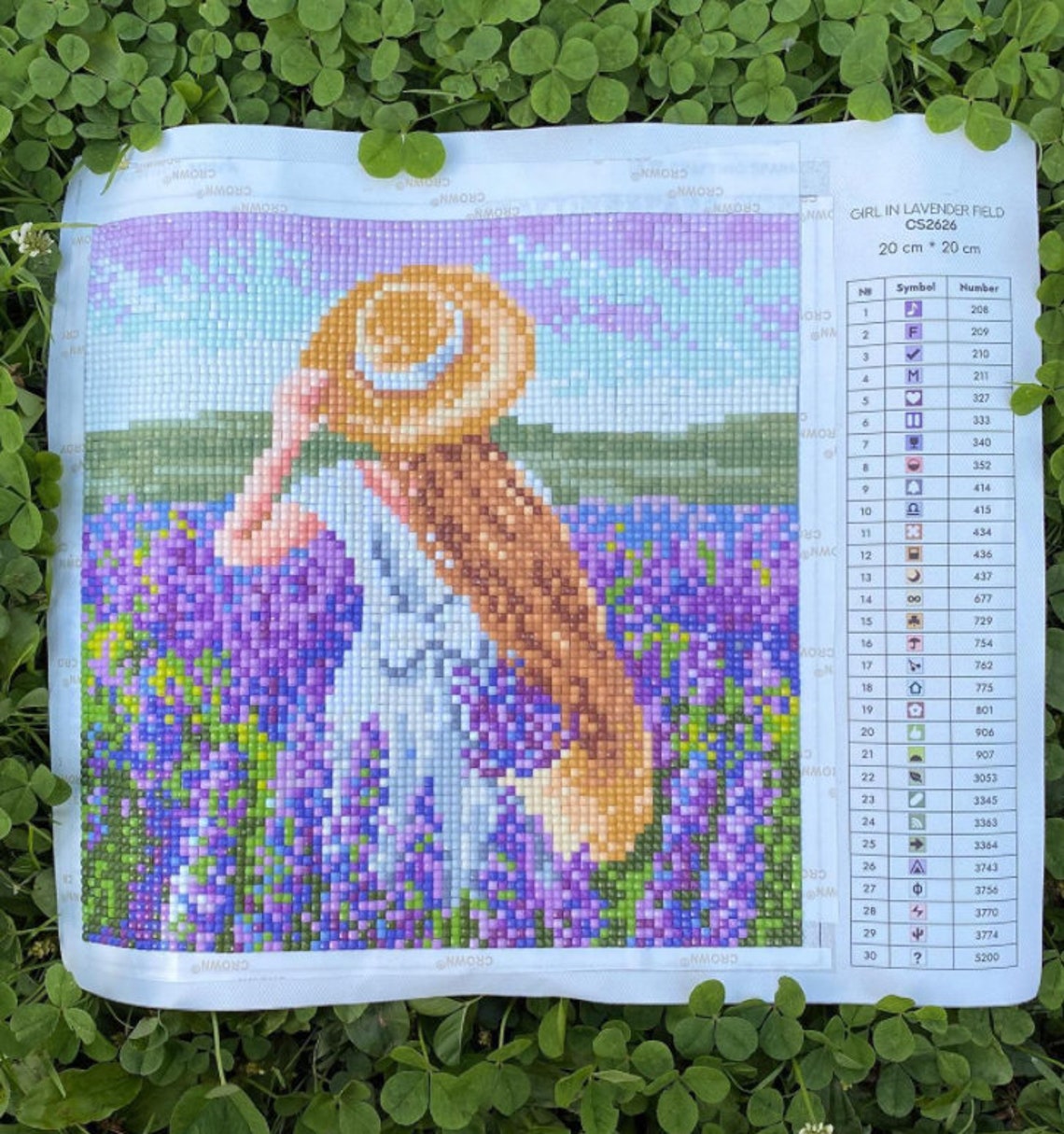 Lavender Field Diamond Painting Set by Crafting Spark. Fantasy - Etsy