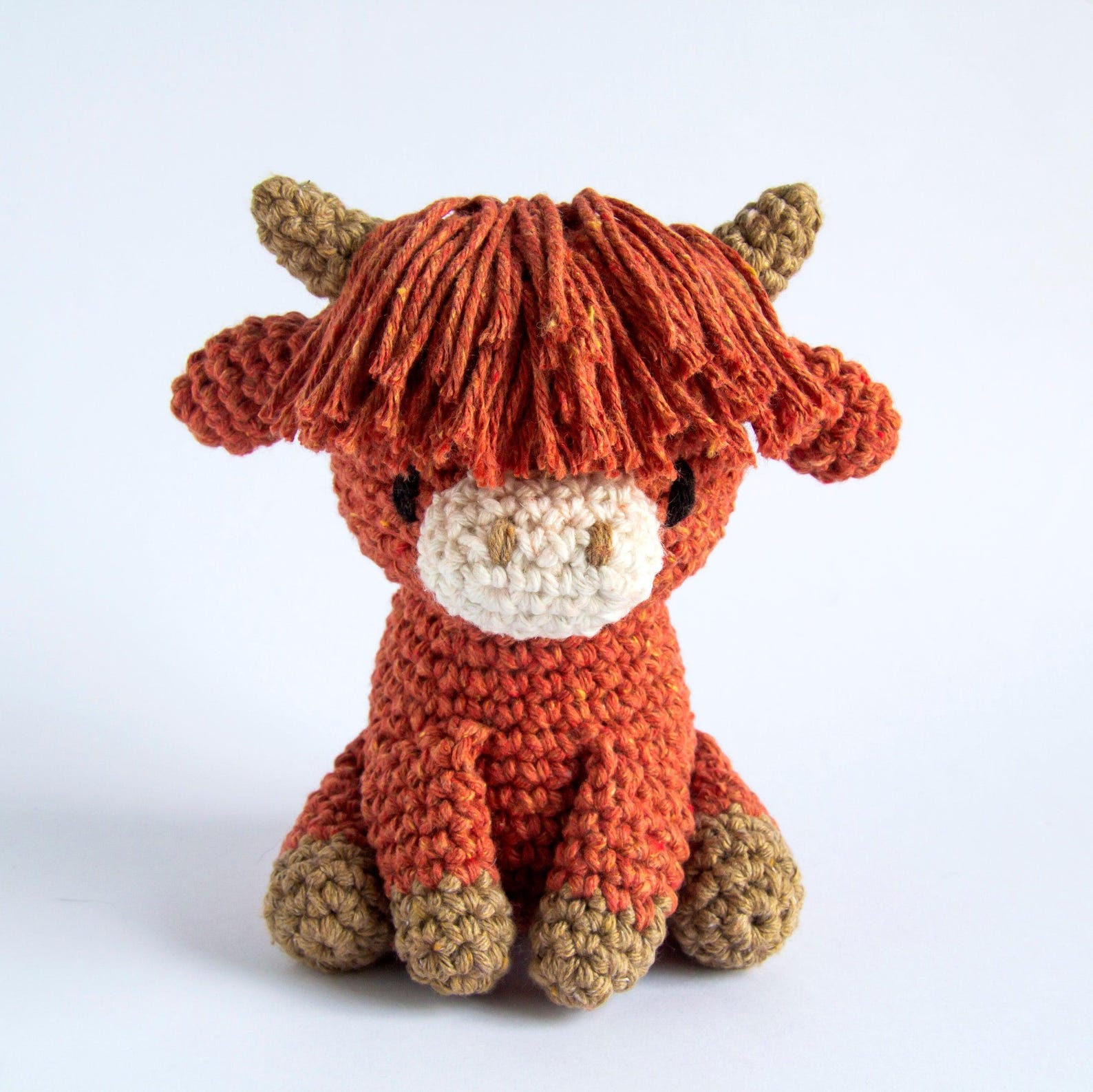 DIY Crochet Kits Highland Cow Aidan, Ghost Boo and Pinguin Frosty ...