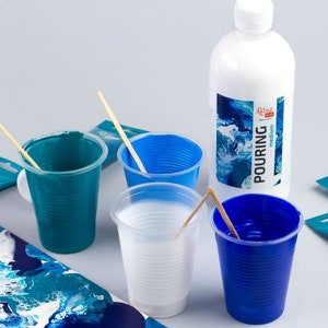 Pouring Medium for Acrylic Paints 500ml. 16.91 Oz – Fluid Art Medium ...