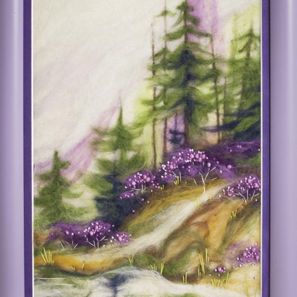 Felt Landscape - Etsy