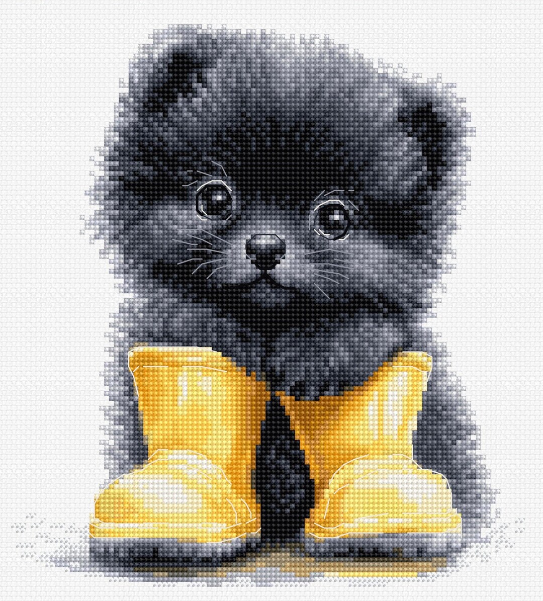 The Little Adventurer Counted Cross-stitch Kit – Adorable Kitten ...