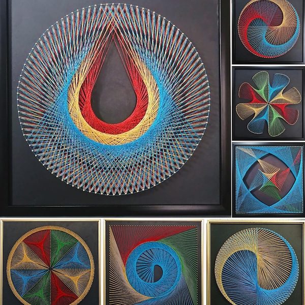 String Art Patterns - Etsy