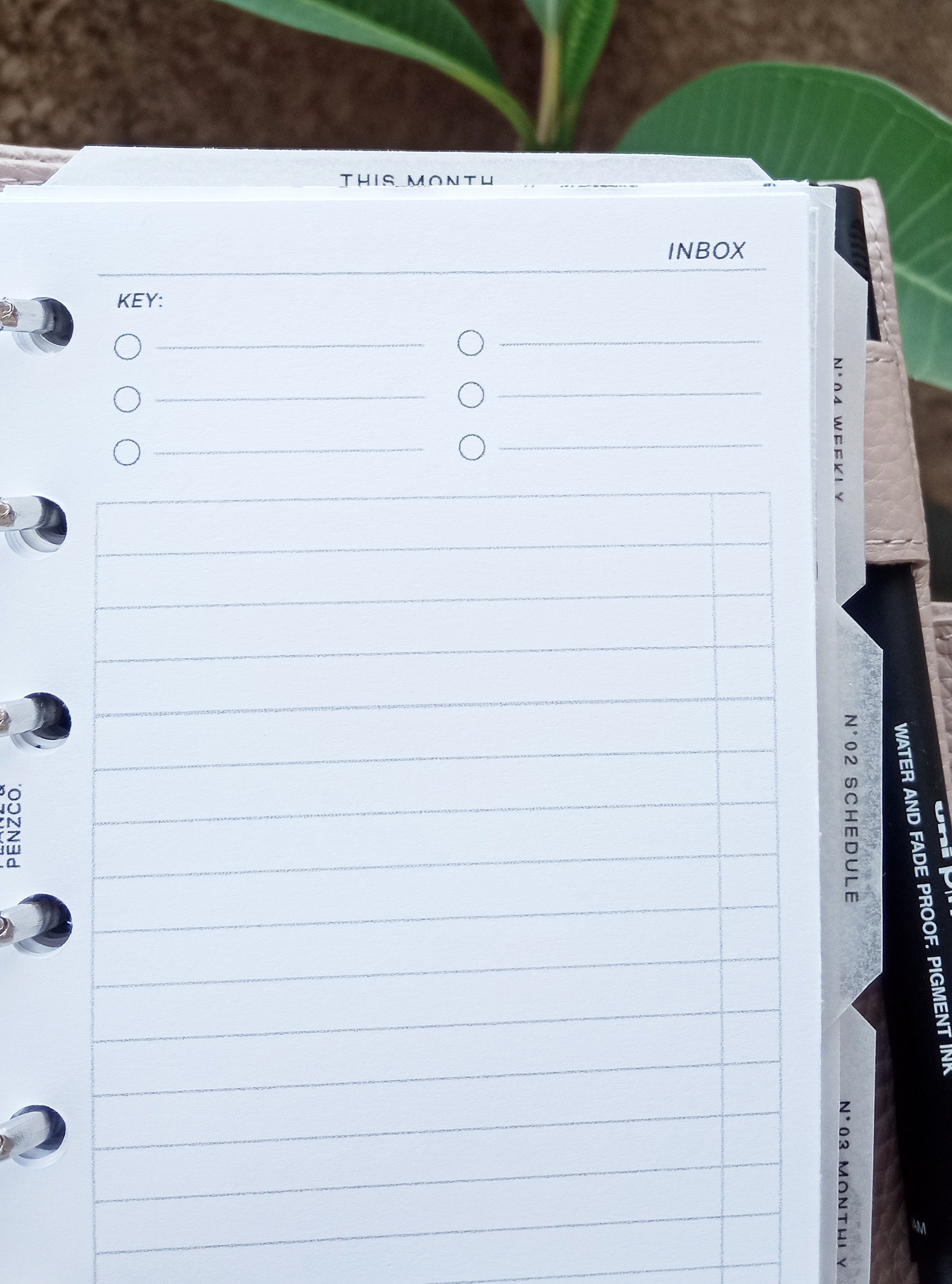 Printable Inbox Insert Pocket Size Inbox Tracker Insert Get It Done ... Printable Inbox Insert Pocket Size Inbox Tracker Insert Get It Done ...