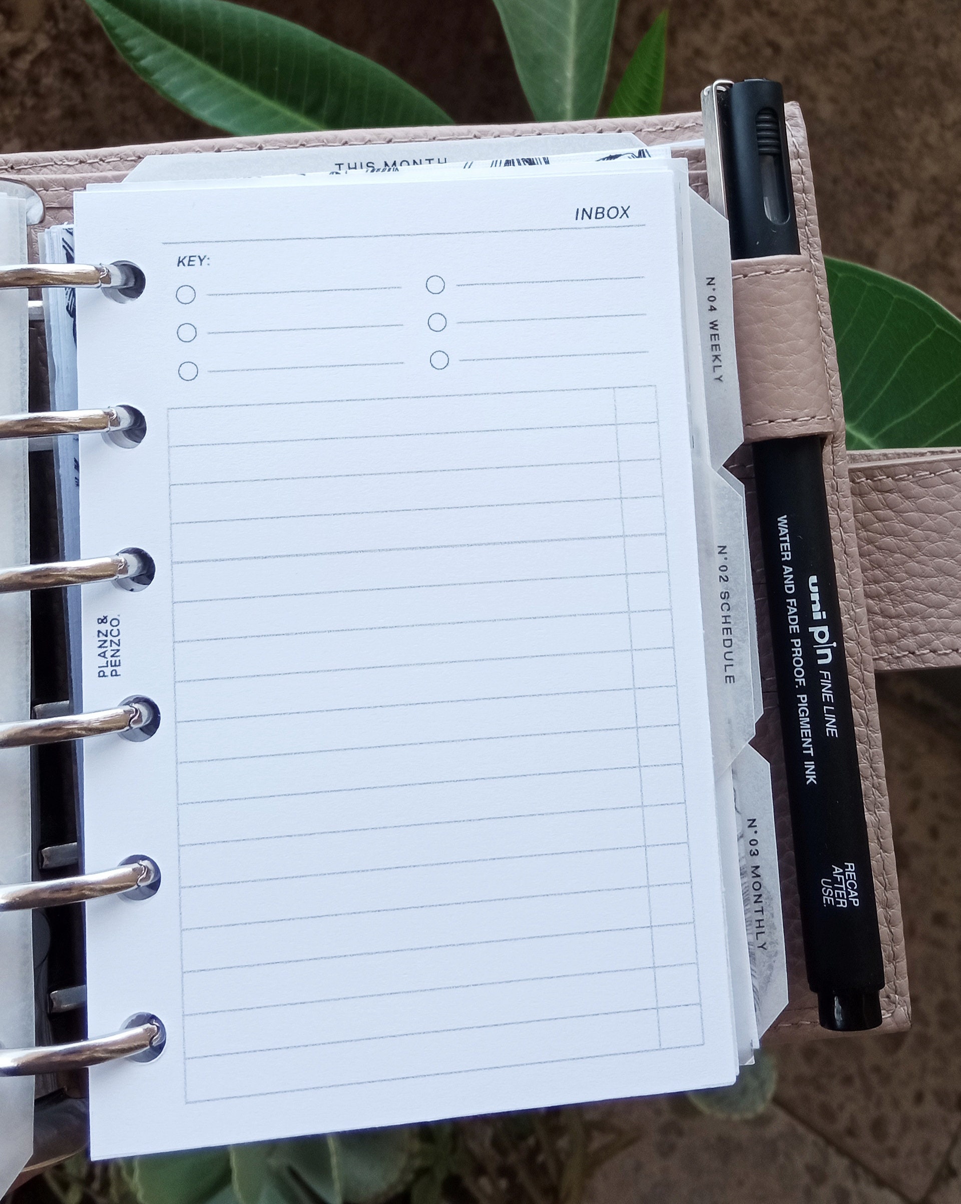 Printable Inbox Insert Pocket Size Inbox Tracker Insert Get It Done ... Printable Inbox Insert Pocket Size Inbox Tracker Insert Get It Done ...