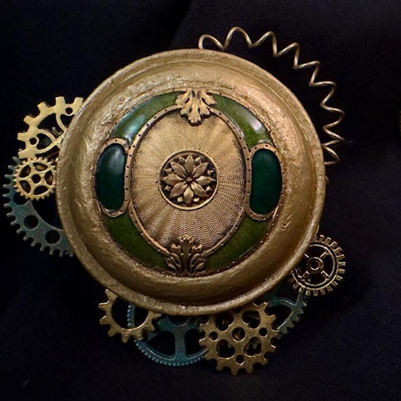 Steampunk Brooch - Etsy