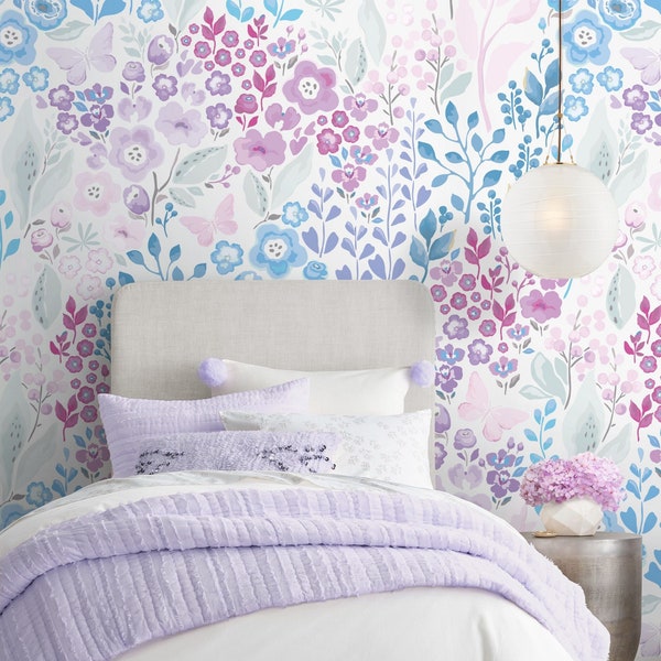 Girls Room Wallpaper - Etsy