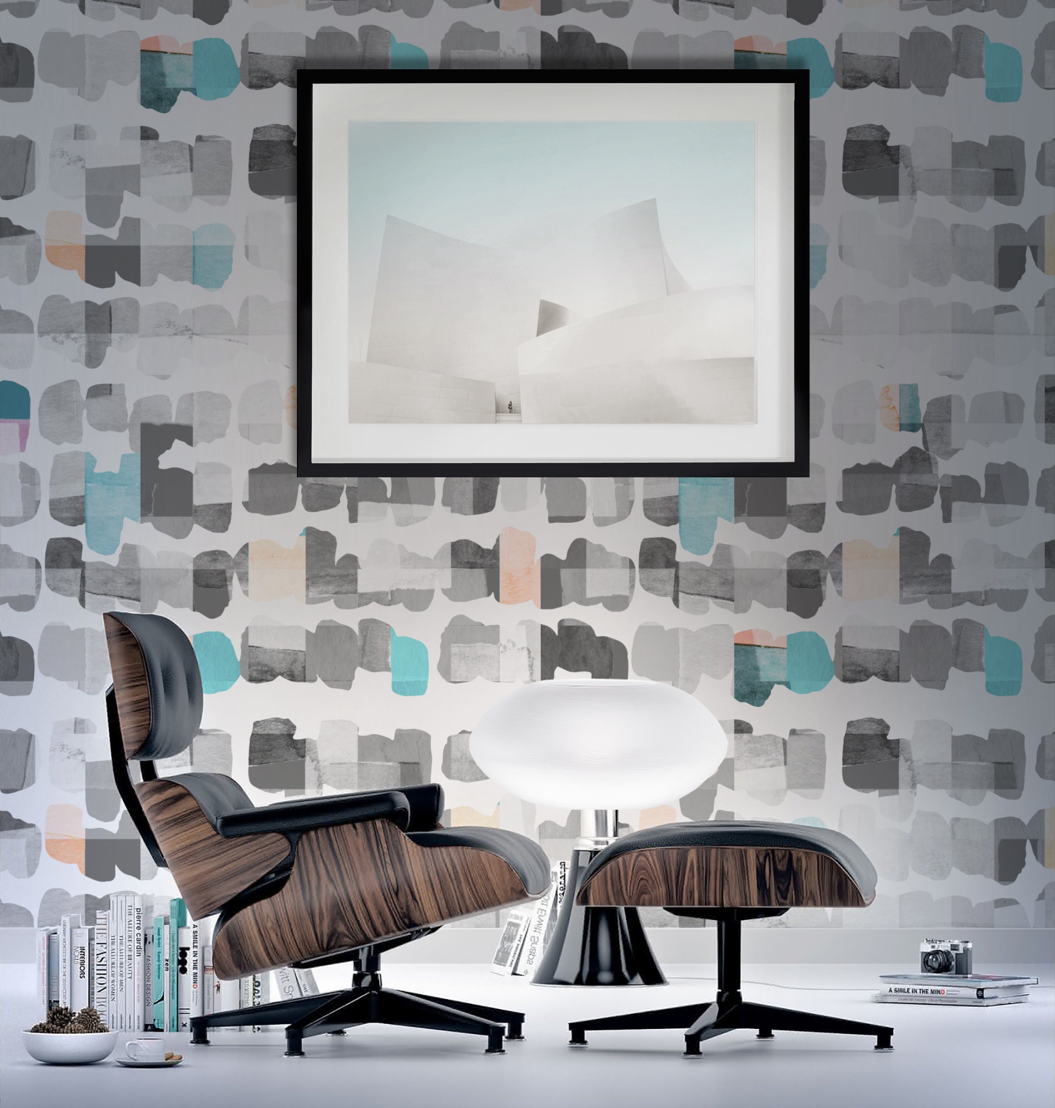 Watercolor Abstract Repositionable Removable Wallpaper, Peel & Stick ...