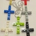 First Communion Baptism Easter Wedding Religious Necklace Cross ...