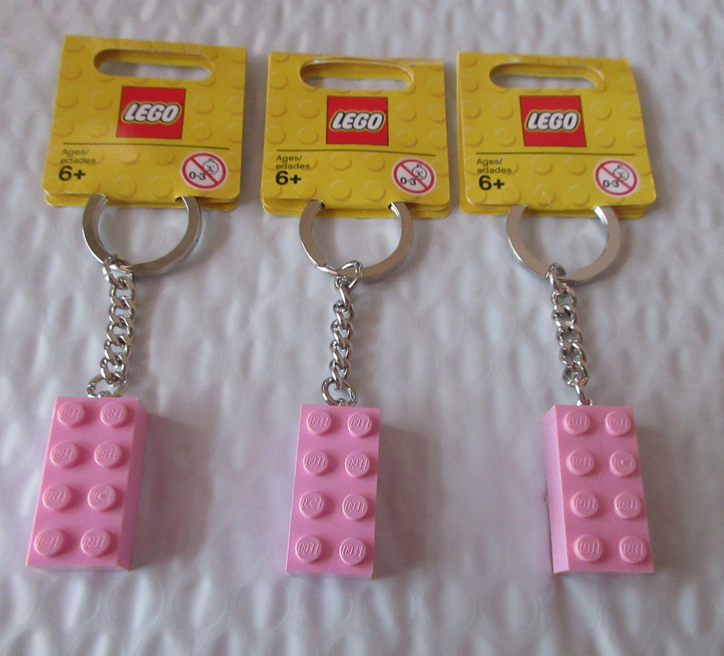 NEW 25 Barbie Pink Brick Key Chain Made With by Lego With - Etsy