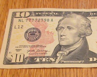 Five 6's FANCY SERIAL Number Five Dollar Bill Federal Reserve Note ...