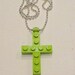 First Communion Baptism Easter Wedding Religious Necklace Cross ...