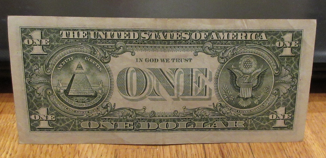 TRINARY SERIAL NUMBER Rare Federal Reserve Note, One Dollar Bill,money ...