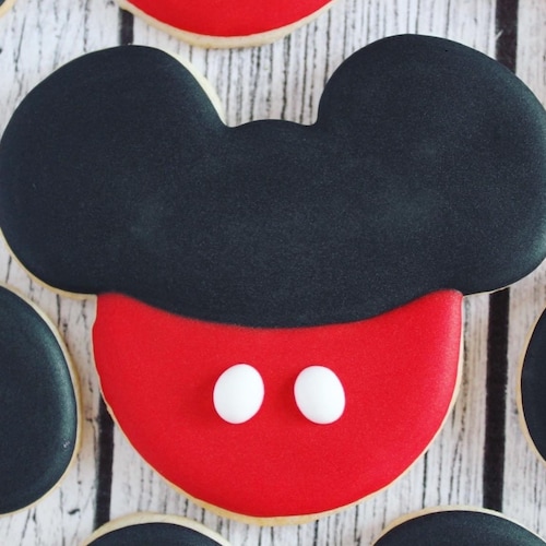 Mickey Mouse Sugar Cookies - Etsy