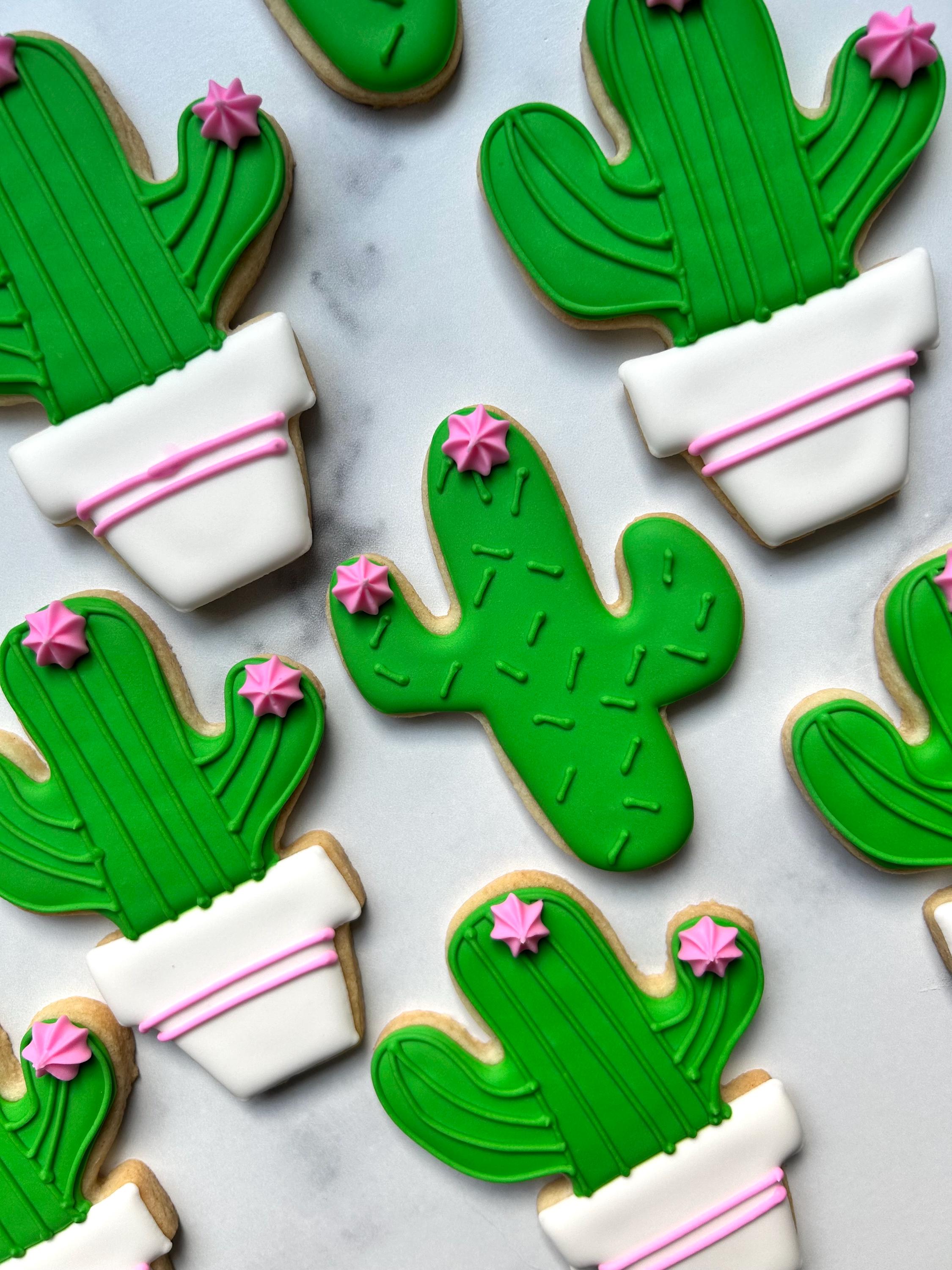 Cactus Sugar Cookies - Etsy