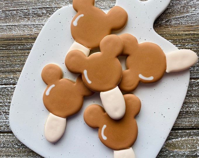 Mickey Mouse Ice Cream Bar Cookies - Etsy