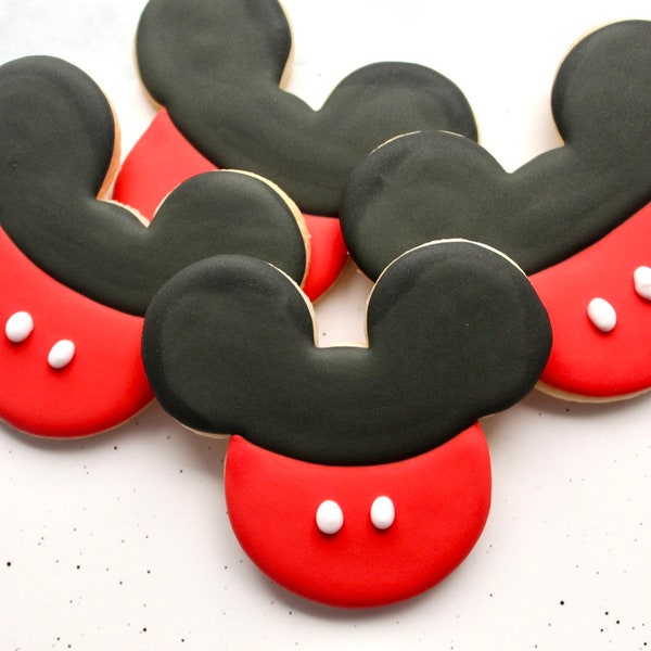 Mickey Mouse Cookies - Etsy