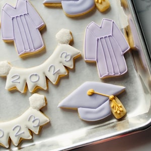 Graduation Sugar Cookies (cap, Gown, and 2025) - Etsy