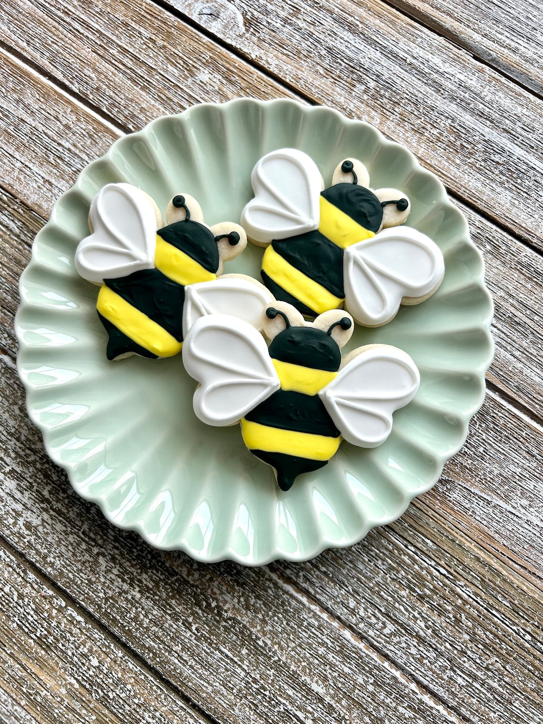 Bumble Bee Sugar Cookies - 1 Dozen (baby Shower, Birthday) - Etsy