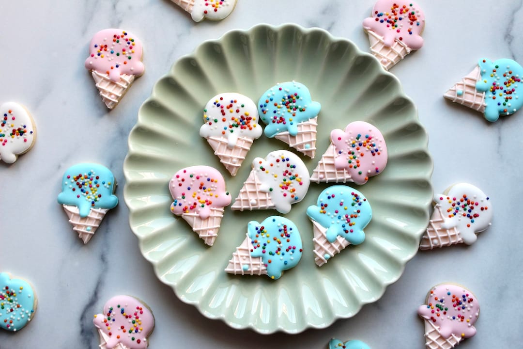 Mini Ice Cream Cookies (2 Dozen Minis) - Etsy