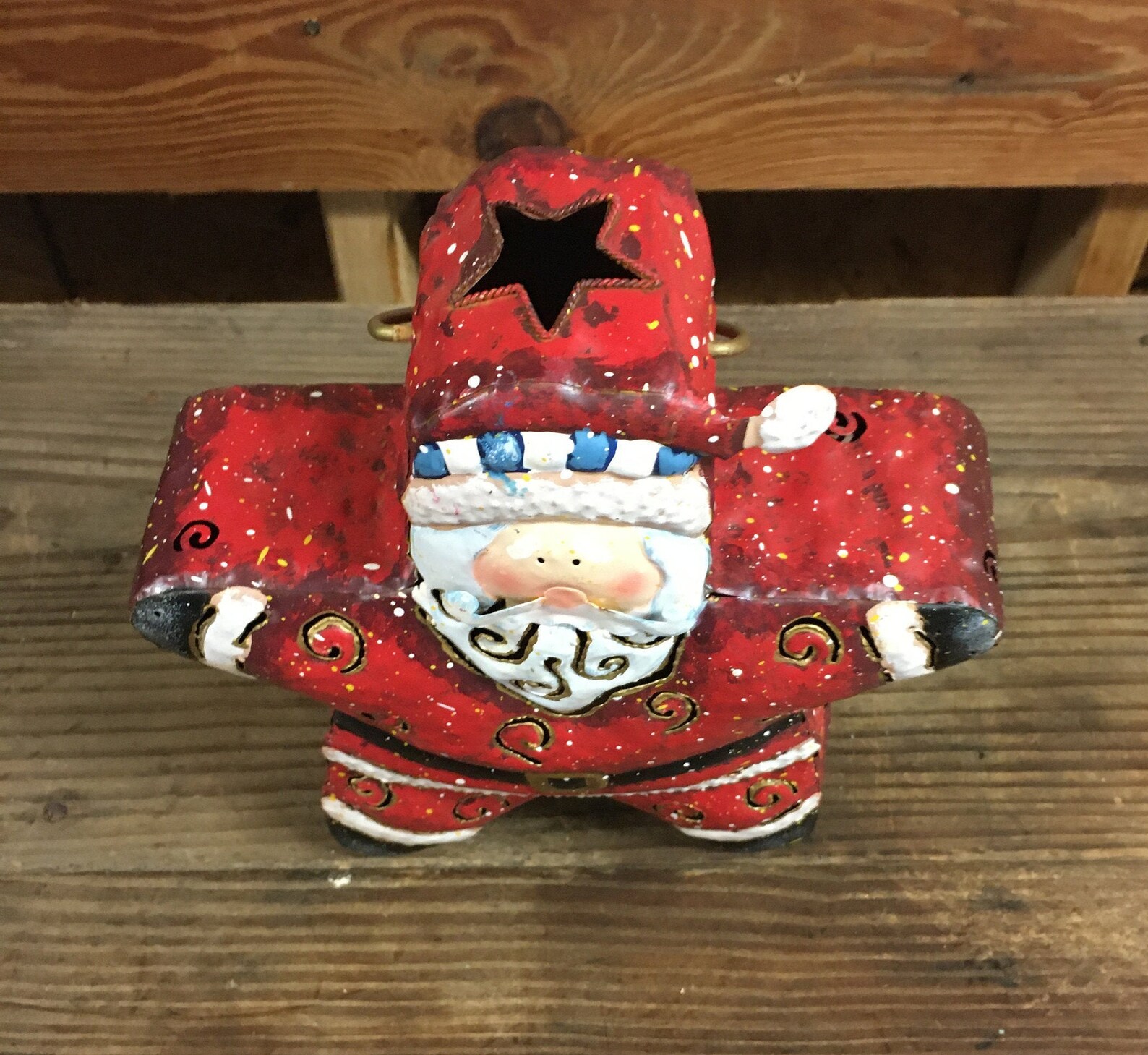 Metal Star Santa Claus | Etsy