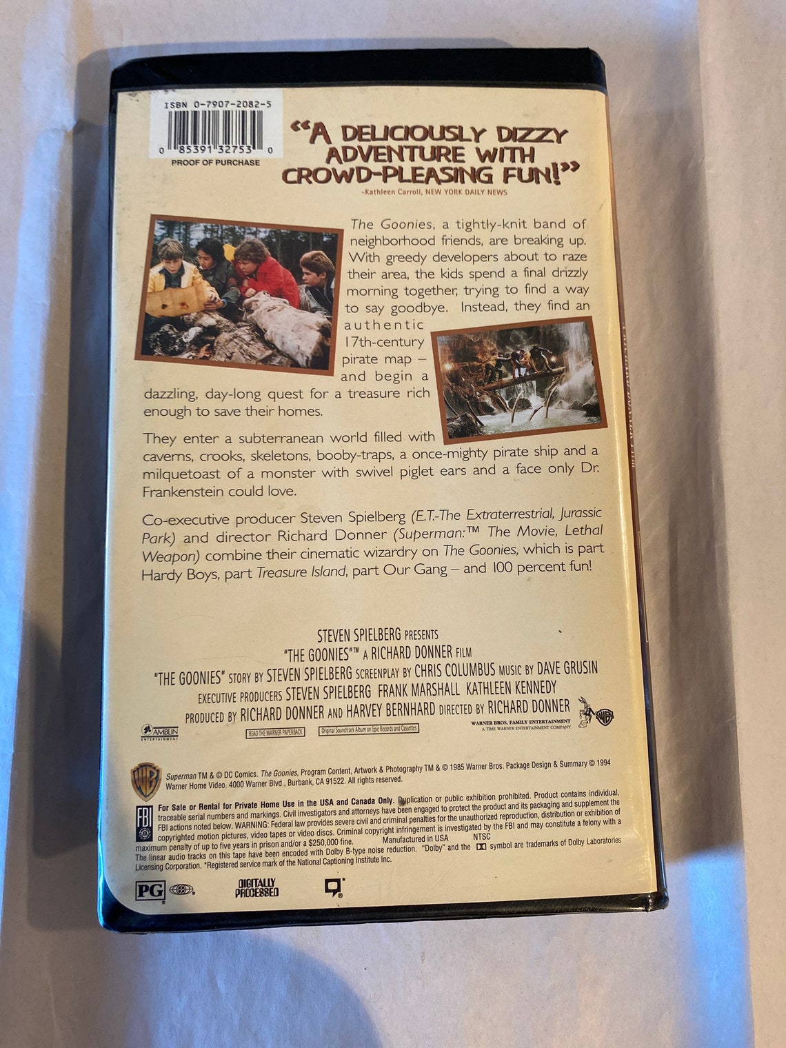 The Goonies VHS 1997 Clam Shell Vintage | Etsy