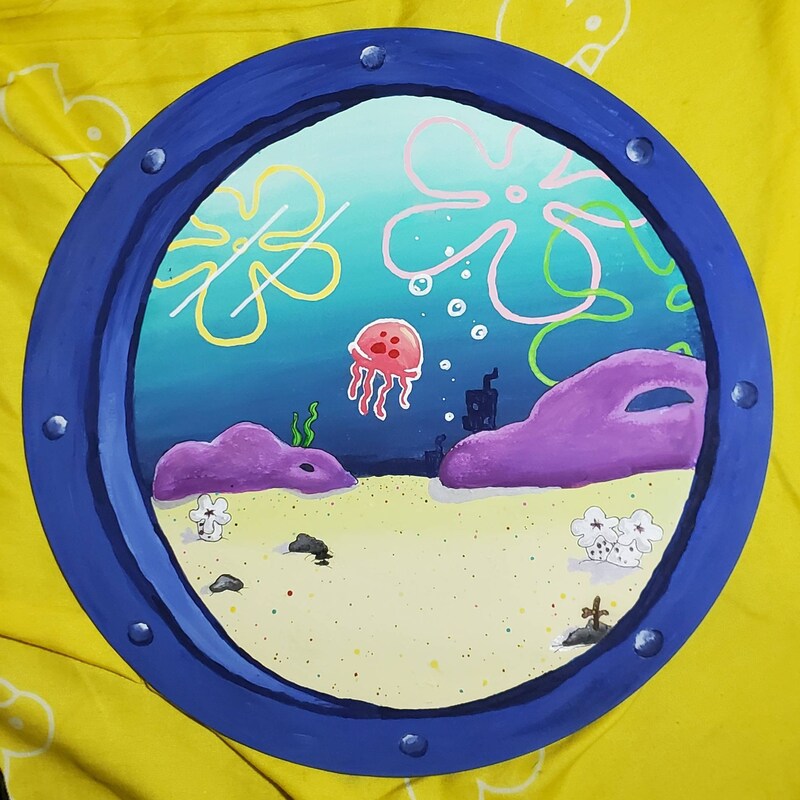 Spongebob Window - Etsy