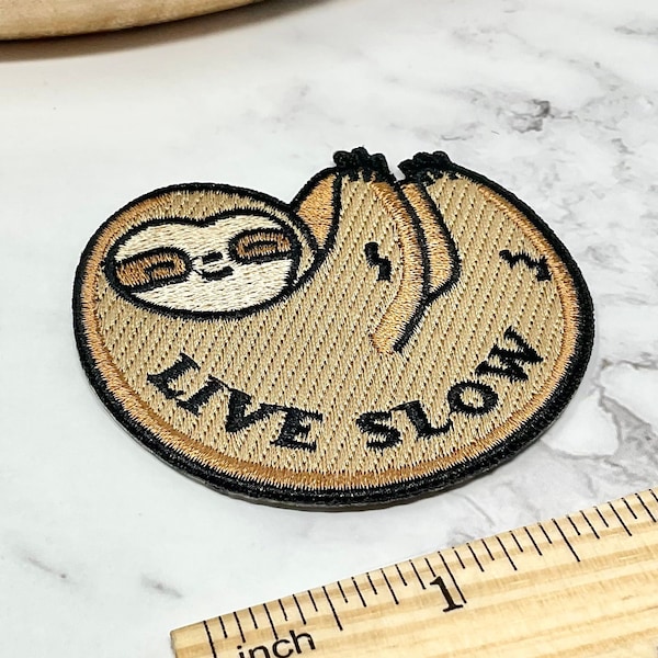 Sloth Iron on Patch - Etsy
