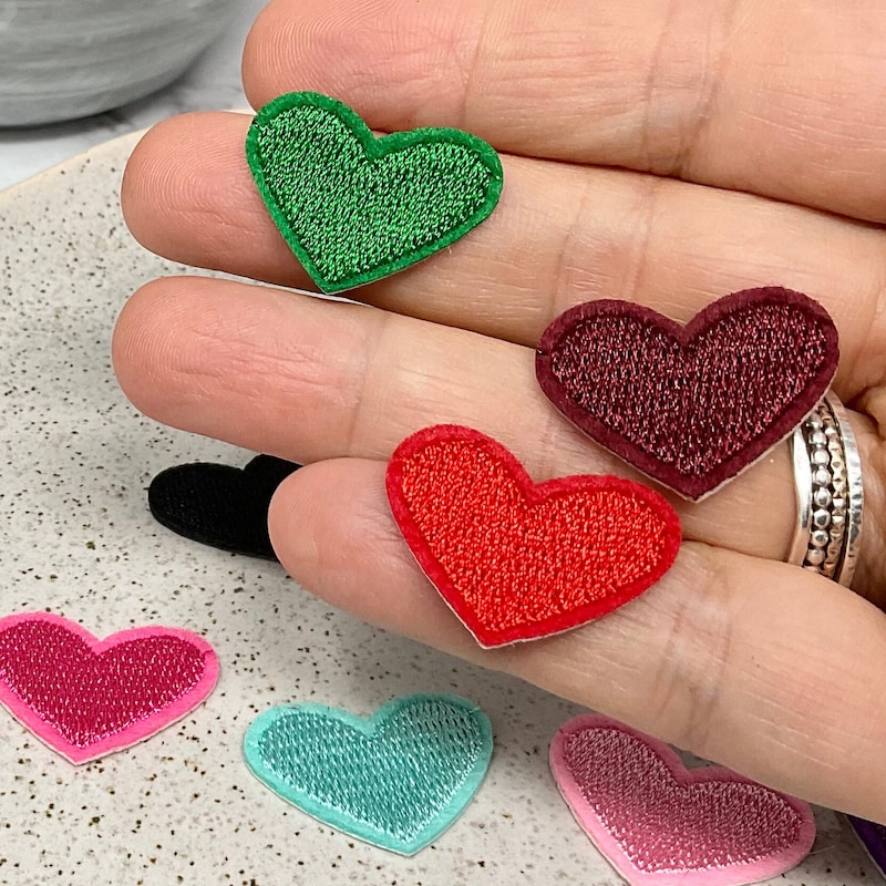 Heart Patches for Clothes - Etsy