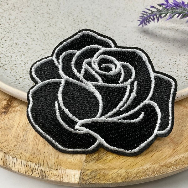 Black and White Iron on Patch - Etsy