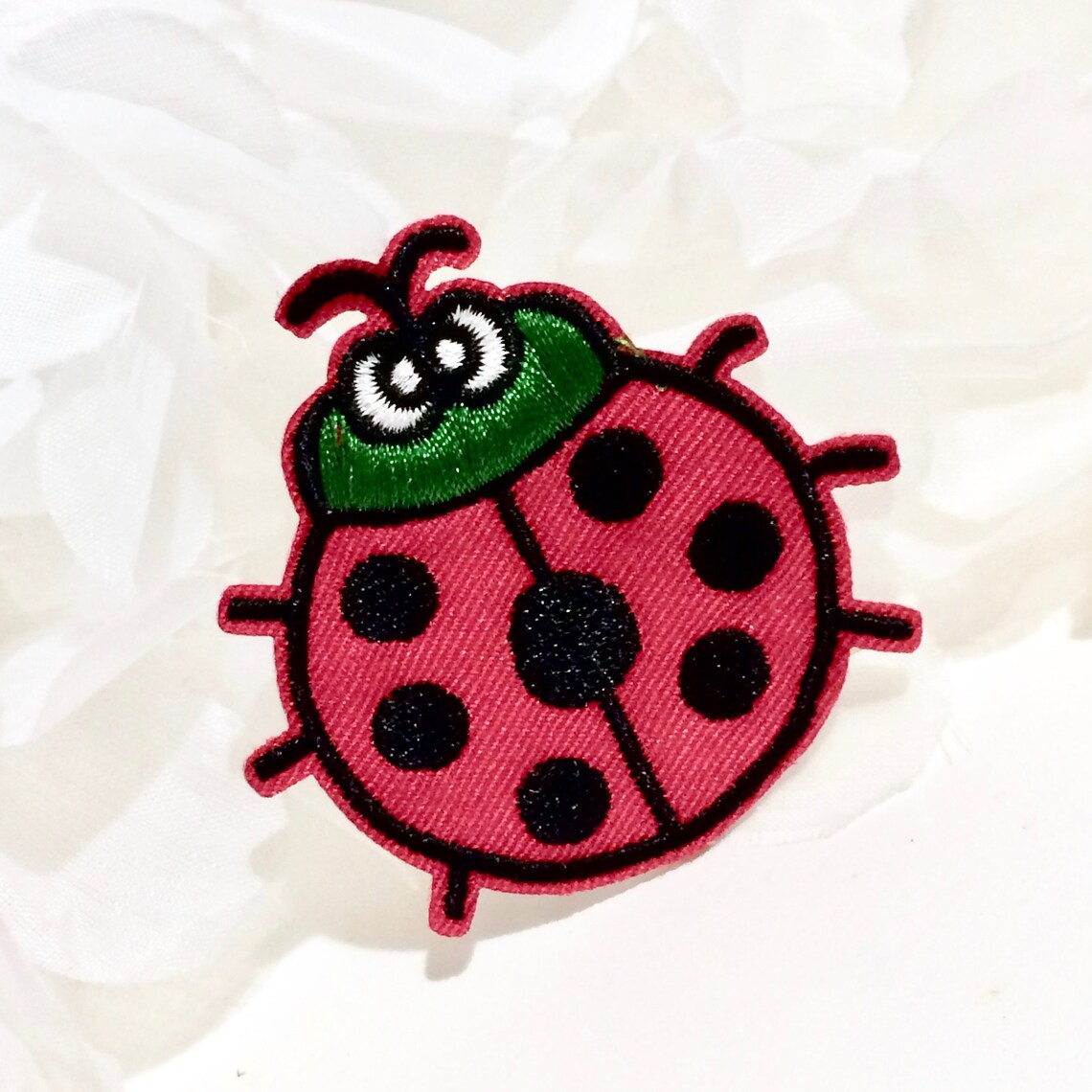 LADYBUG Embroidered IRON On PATCH Butterfly Butterflies | Etsy