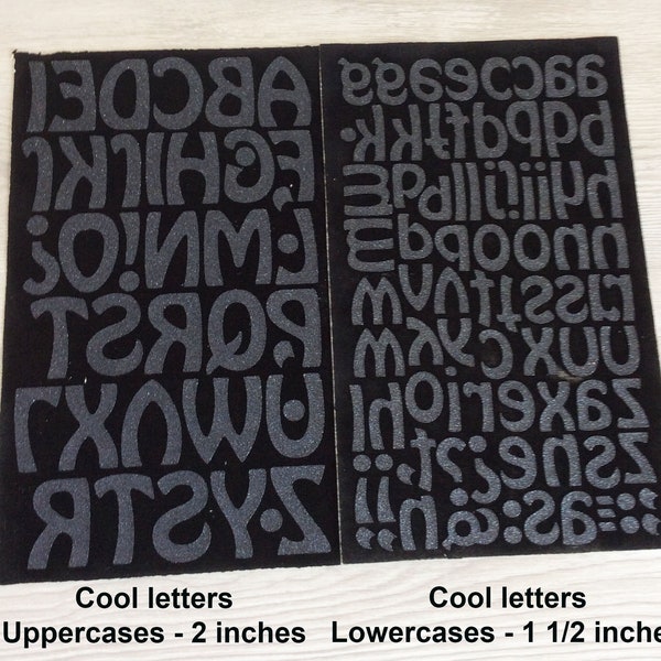 Iron on Letters - Etsy