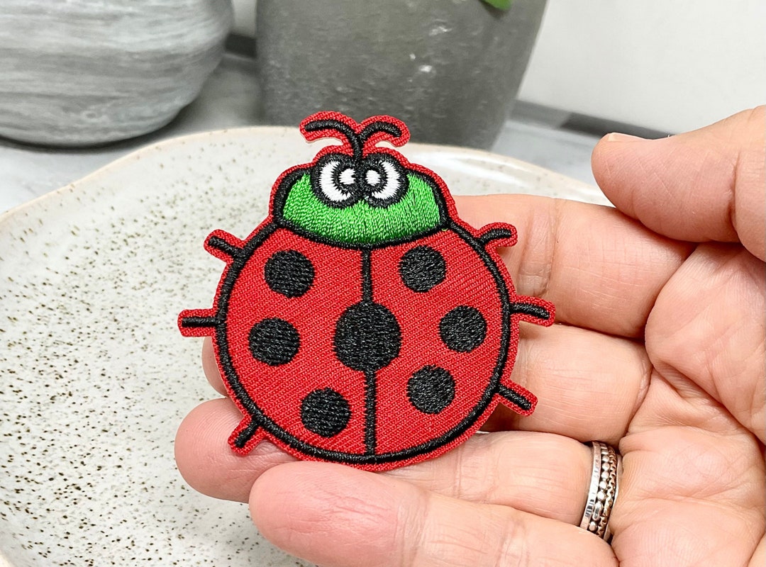 LADYBUG Embroidered IRON on PATCH Butterfly Butterflies Patches Insect ...