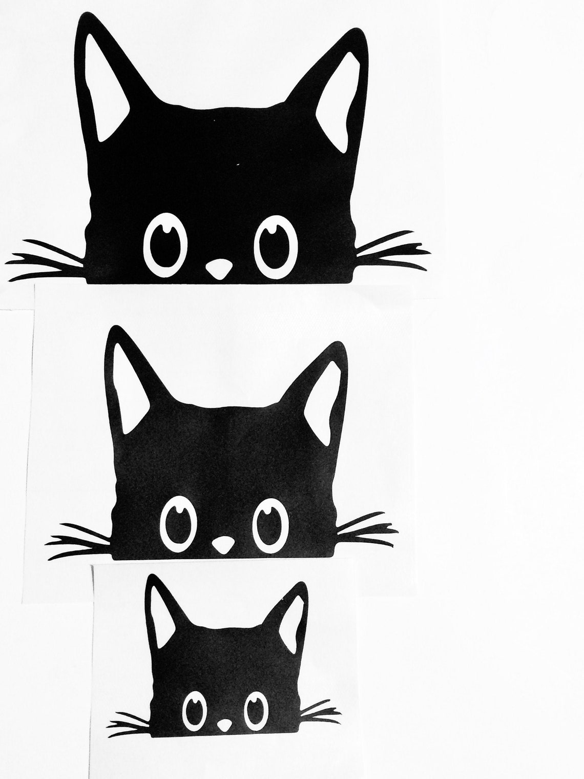 VINYL DECAL Cat Pet Animal Wall Decal Cat Stickers Cute - Etsy
