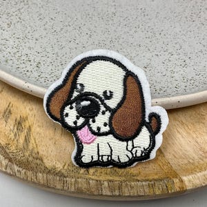 Embroidered IRON on PATCH DOG Heat Adhesive Pet Animal Patches, Puppy ...