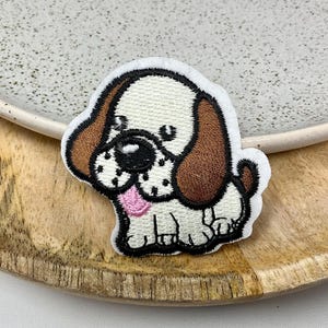 Embroidered IRON on PATCH DOG Heat Adhesive Pet Animal Patches, Puppy ...